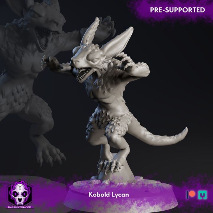3D Printable Caelitum Adventurers | Kobold Lycans Bundle (4 models) by ...