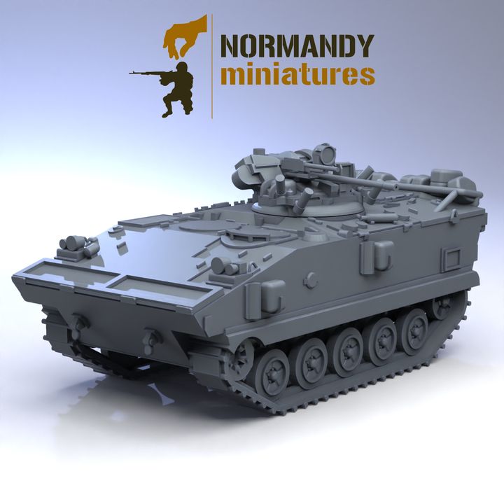 3D Printable AMX10P by NormandyMiniatures