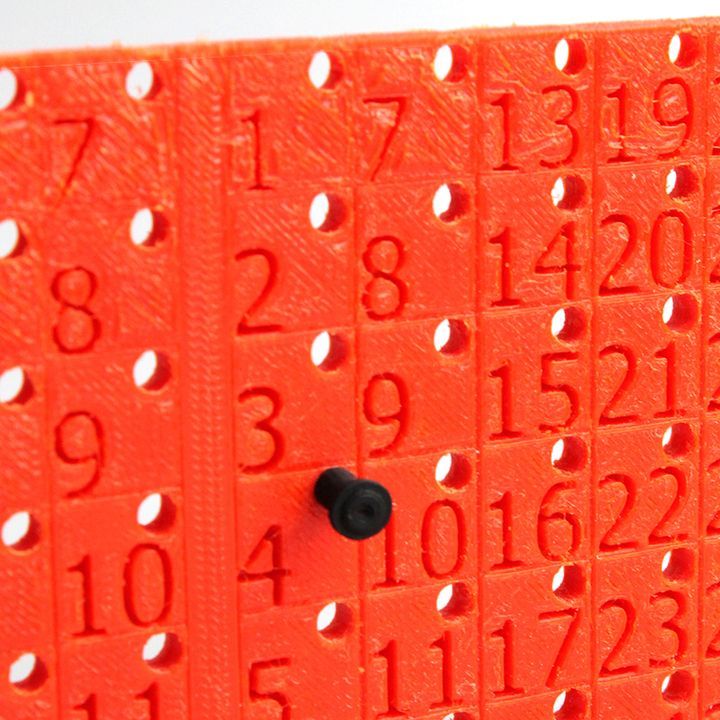 3D Printable calendar design by muguet