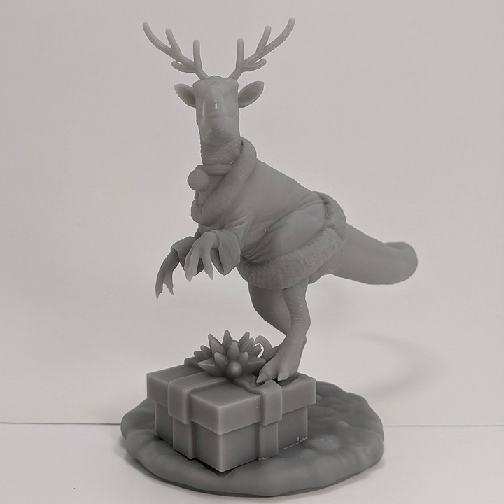 3D Printable jurassic Rudolph by Portal-3D-Estudio