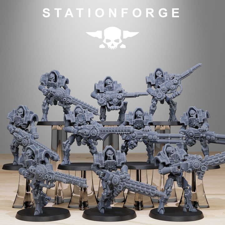 3D Printable Astronet Heavy Infantry by Station Forge