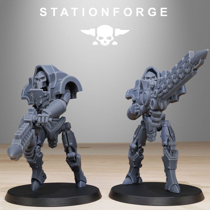 3D Printable Astronet Heavy Infantry by Station Forge