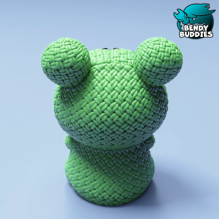 3D Printable Piggy Frog Costume / Cute Knitted Beast Model ...