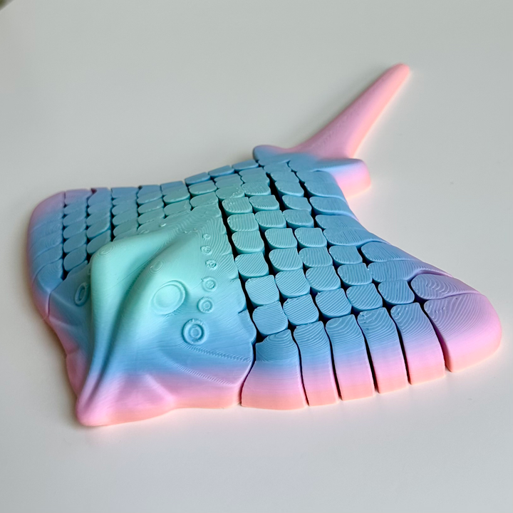 3D Printable Flexi Stingray (Manta Ray) by ArtiVIVO
