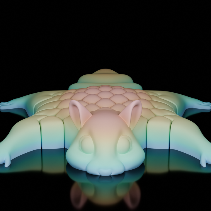 3D Printable Flexi Flying Squirrel by ArtiVIVO