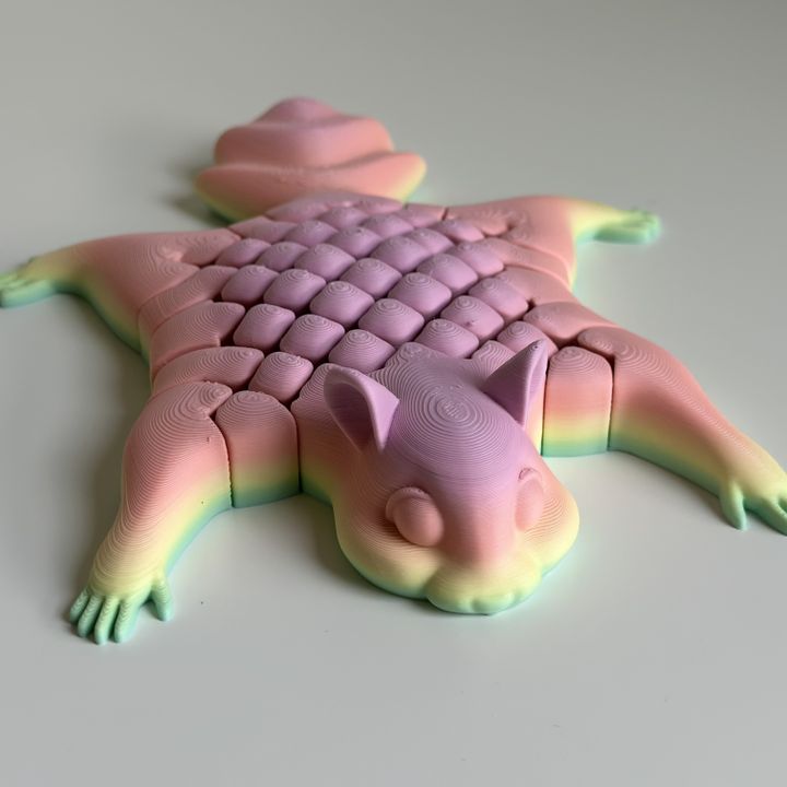 3D Printable Flexi Flying Squirrel by ArtiVIVO
