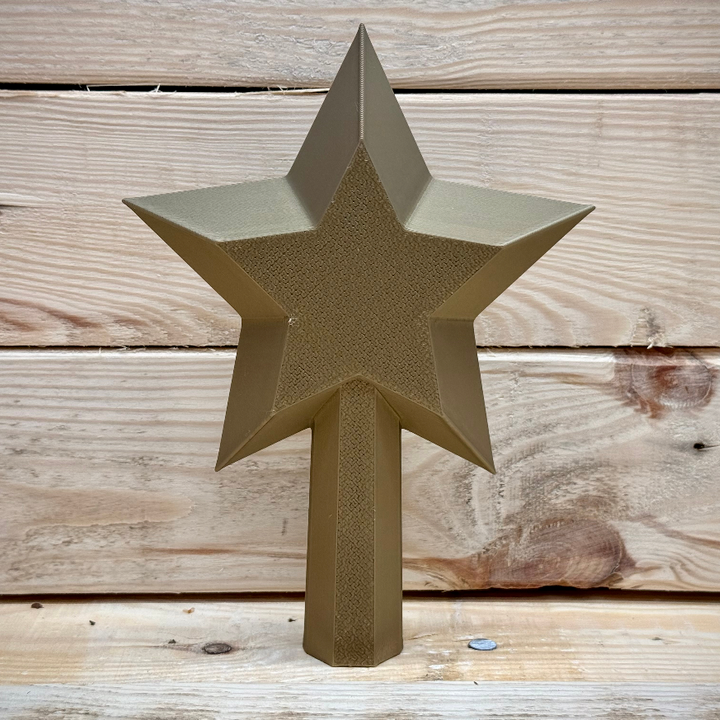 3D Printable Star Tree Topper by ENIQUE3D
