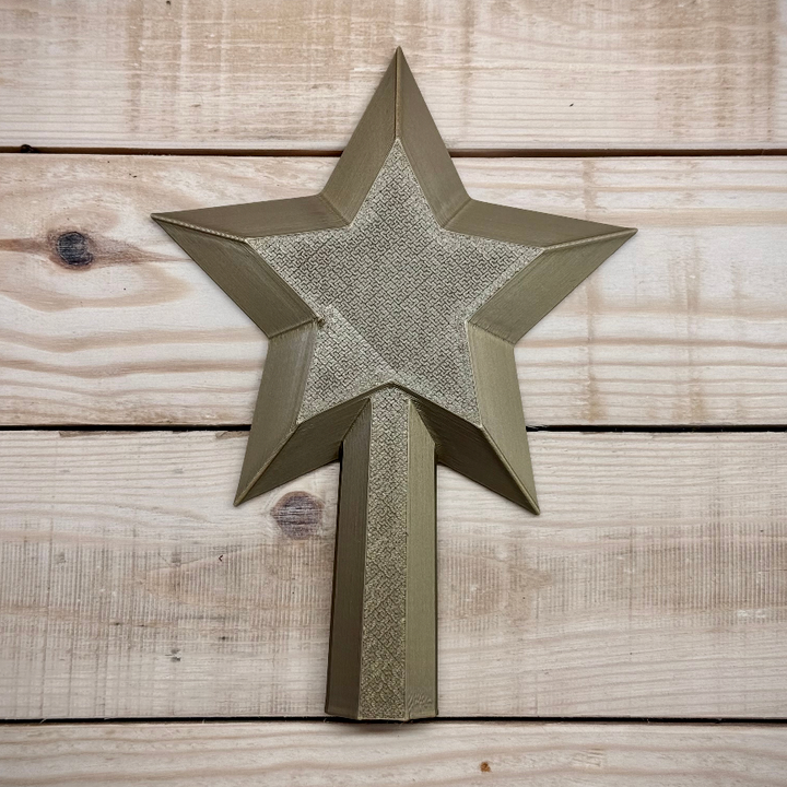 3D Printable Star Tree Topper by ENIQUE3D