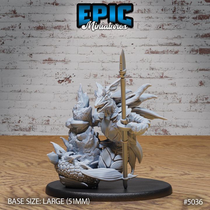 3D Printable Wastrilith Water Demon Spear / Aquatic Devil Warrior ...