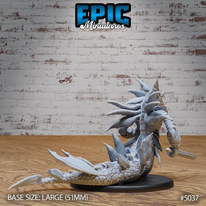 3D Printable Wastrilith Water Demon Set / Aquatic Devil Warrior ...