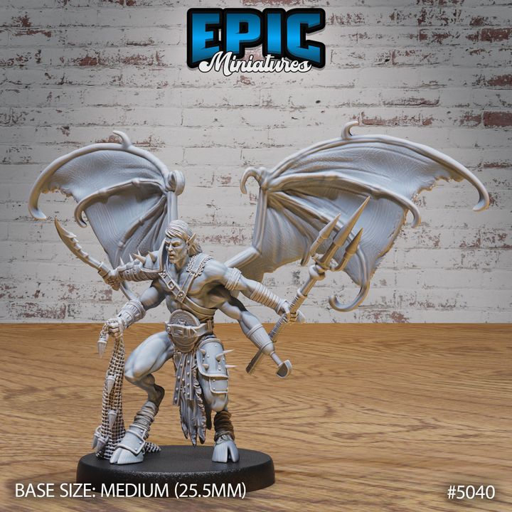 3D Printable Pit Fighter Devil Set / Demonic Gladiator / Humanoid Slave ...