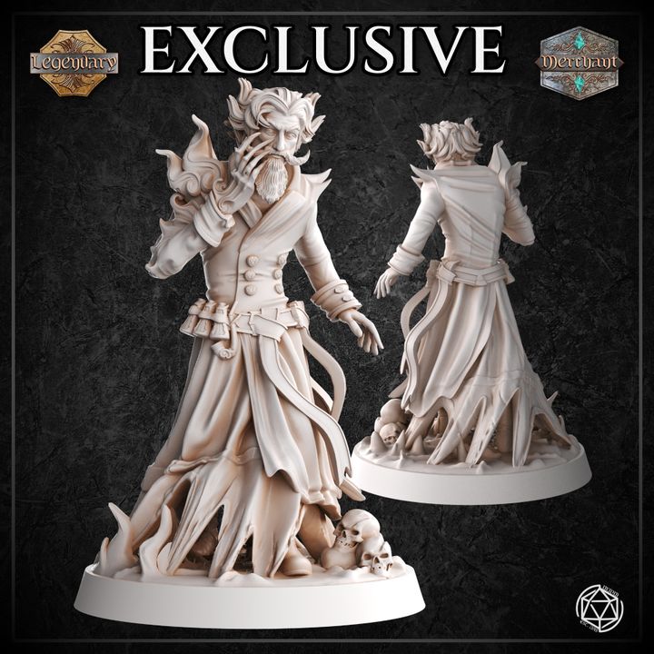 3D Printable Ghost Professor by M3DM