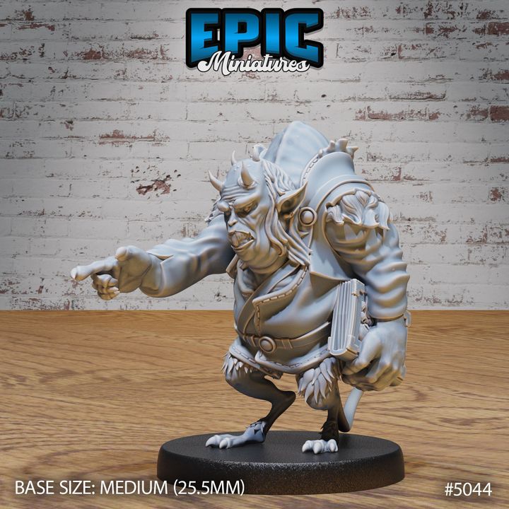 3D Printable Hunchback Fiend / Demon Creature / Demonic Beast / Devil ...