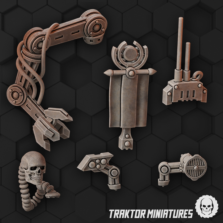 3D Printable Mk Hex Elite Wargear by Traktor Miniatures