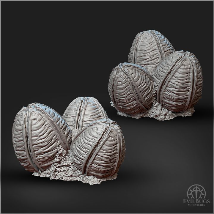 3D Printable Abominations_Eggs by EvilBugs