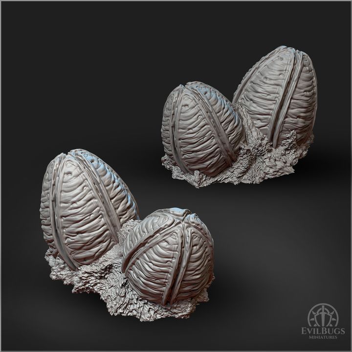 3D Printable Abominations_Eggs by EvilBugs