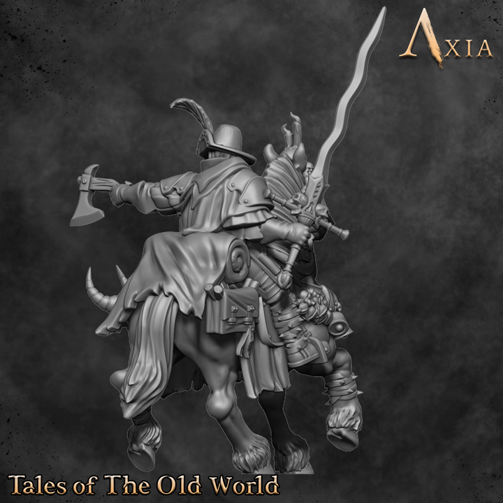 3D Printable NAX046 Witch Scourger on horseback by Axia - Tales of the ...