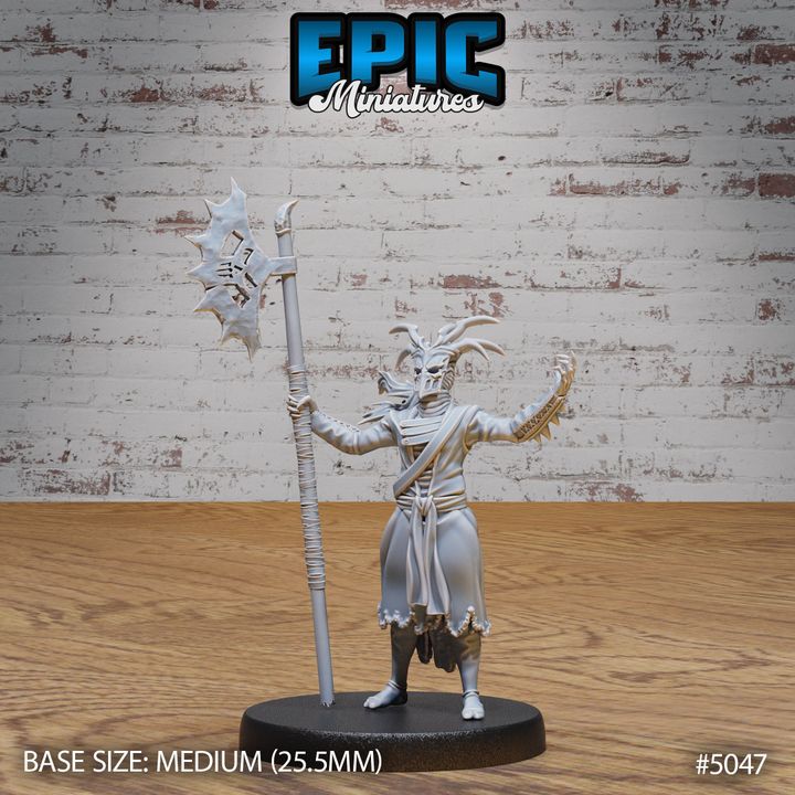 3D Printable High-Warlock Set / Demonic Shaman / Evil Spellcaster ...