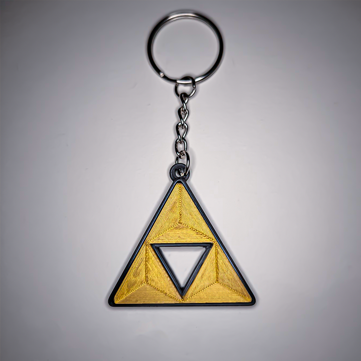 3D Printable Triforce Keychain - Printable Zelda Design by TORRES3D_ARTIST