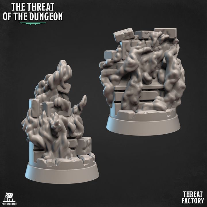 3D Printable Gray oozes by Threat Factory