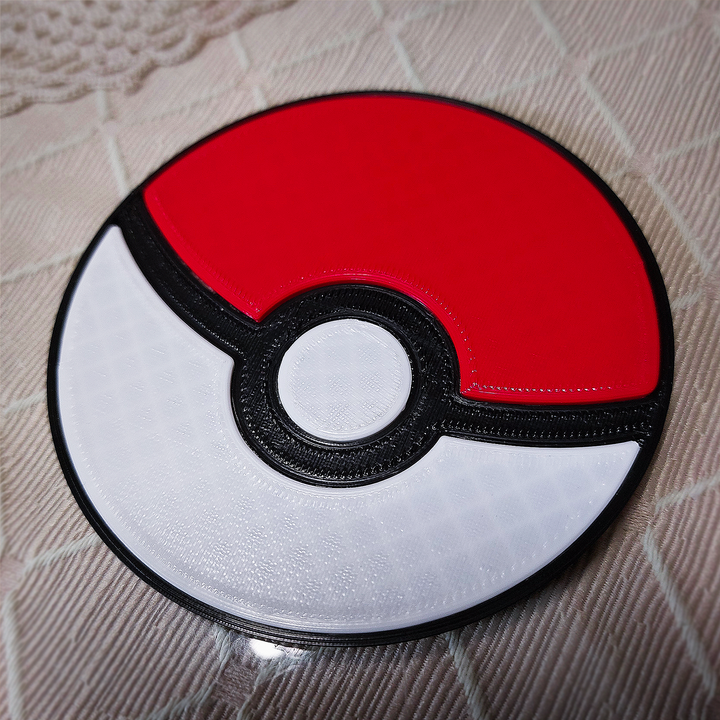 3D Printable Pokeball Coaster - Fun & Functional | Pokemon Coaster ...