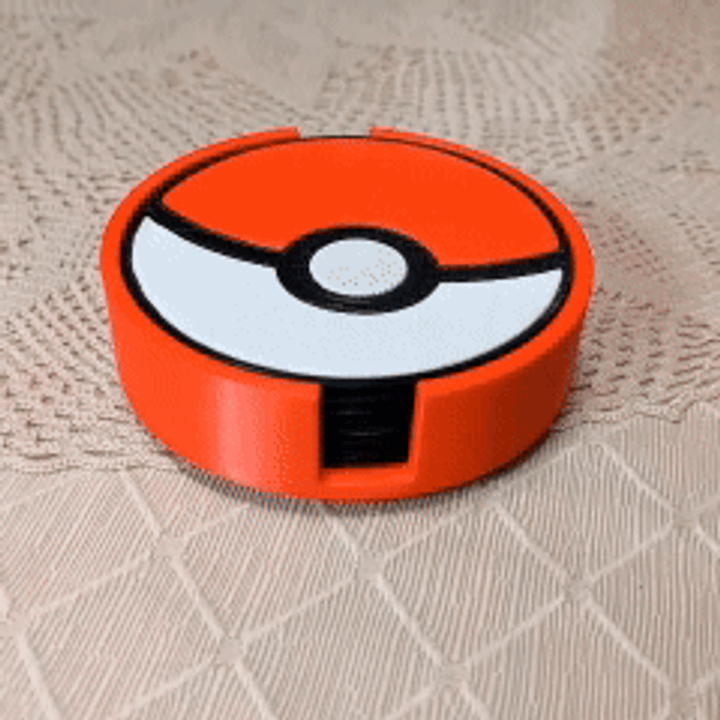3D Printable Pokeball Coaster - Fun & Functional | Pokemon Coaster ...