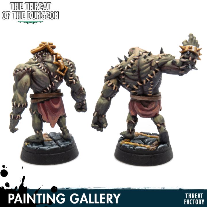 3D Printable Two Flesh Golems [Bundle] by Threat Factory