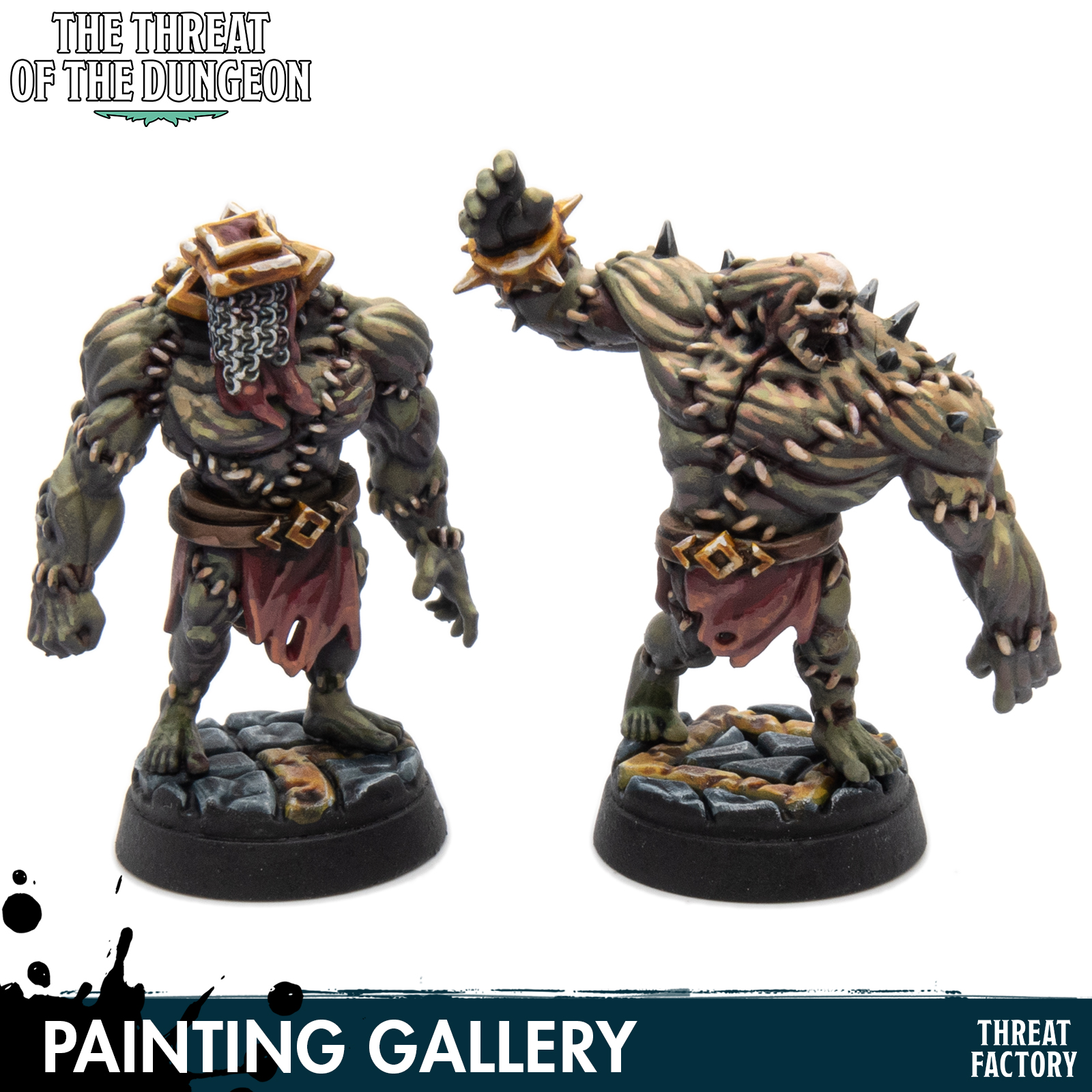 3D Printable Two Flesh Golems [Bundle] by Threat Factory