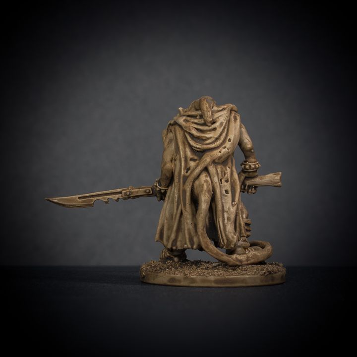 3D Printable Ratman Spear 2 by Knucklebones Miniatures