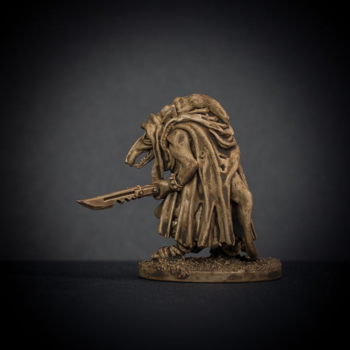 3D Printable Ratman Spear 2 by Knucklebones Miniatures