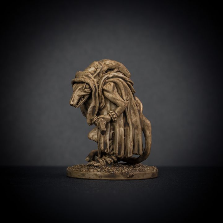 3D Printable Ratman Spear 2 by Knucklebones Miniatures