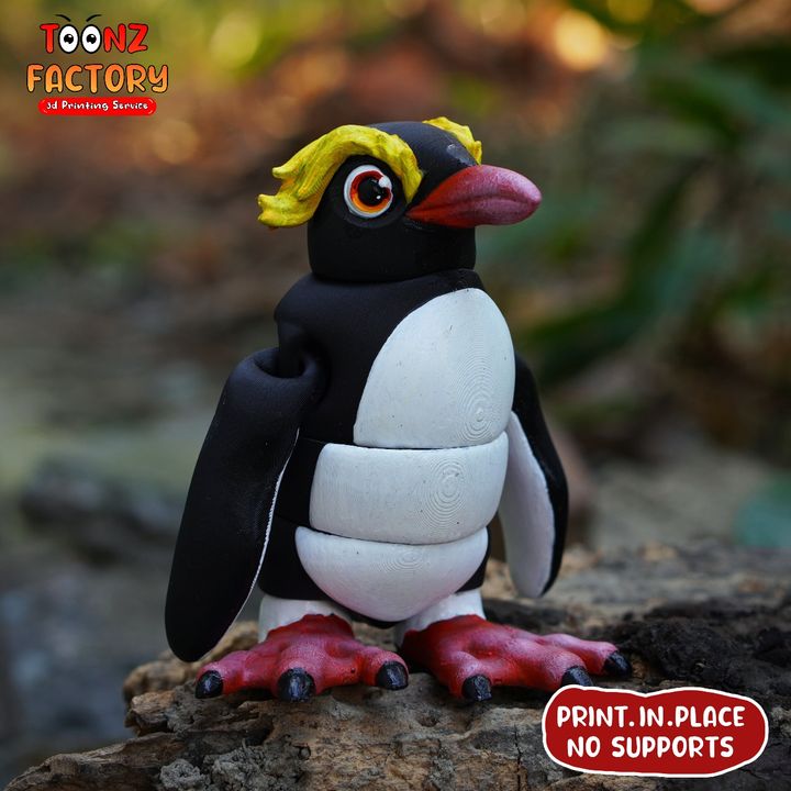 3D Printable Flexi Penguins by Toonz Factory