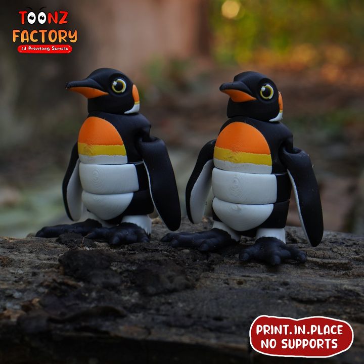 3D Printable Flexi Penguins by Toonz Factory
