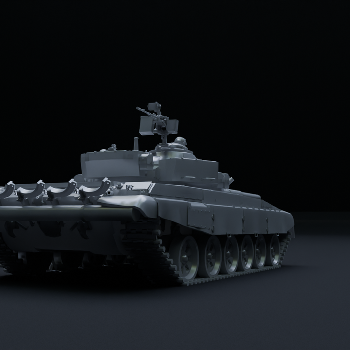 3D Printable Kuwaiti M84AB MBT by The Military Industrial Complex