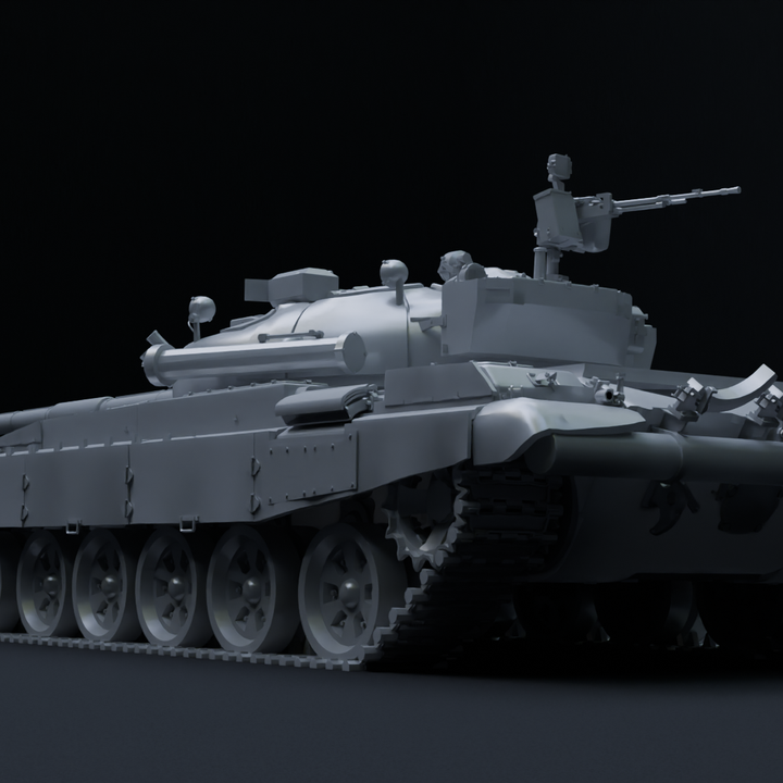 3D Printable Kuwaiti M84AB MBT by The Military Industrial Complex