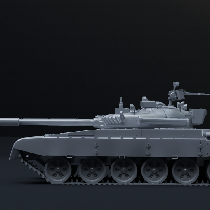 3D Printable Kuwaiti M84AB MBT by The Military Industrial Complex