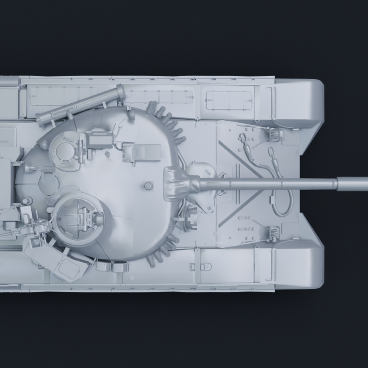 3D Printable Kuwaiti M84AB MBT by The Military Industrial Complex