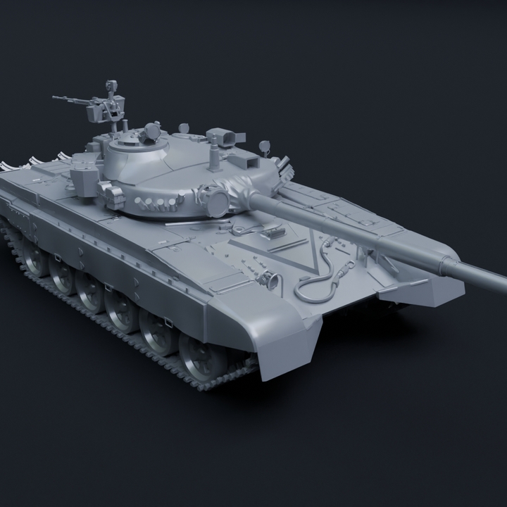 3D Printable Kuwaiti M84AB MBT by The Military Industrial Complex