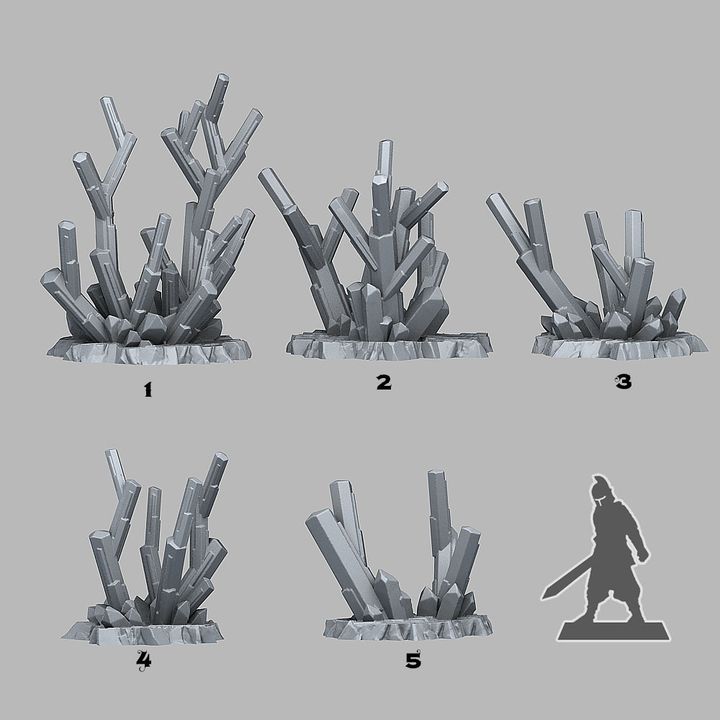 3D Printable FIRE CRYSTALS by Fantastic Plants And Rocks