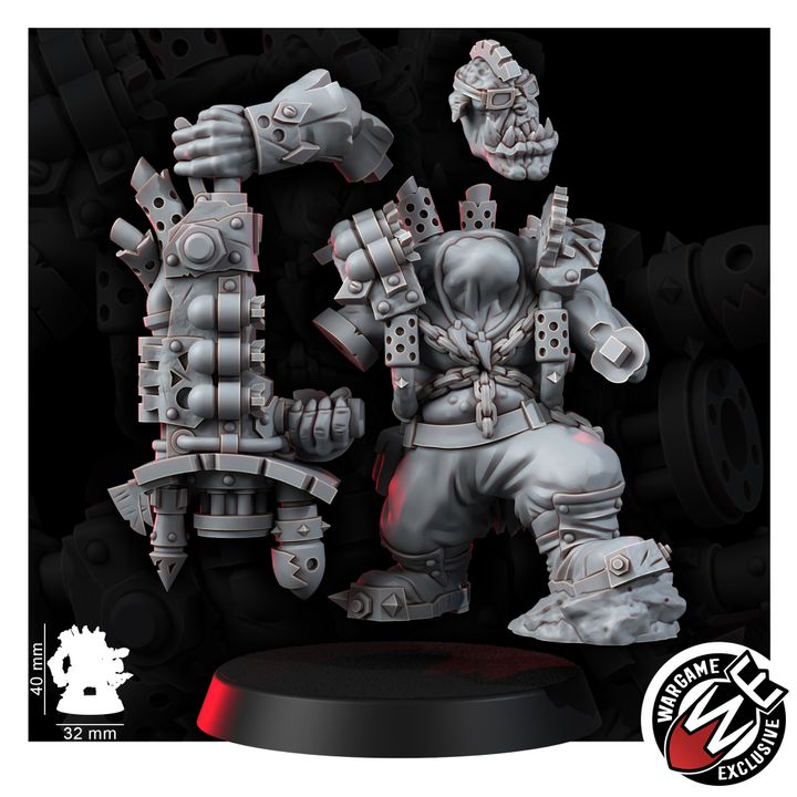 3D Printable ORK CAN KRACKAS by Wargame Exclusive