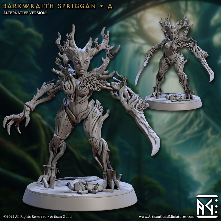 3D Printable Barkwraith Spriggan - A (Barkwraith Spriggans) by Artisan ...