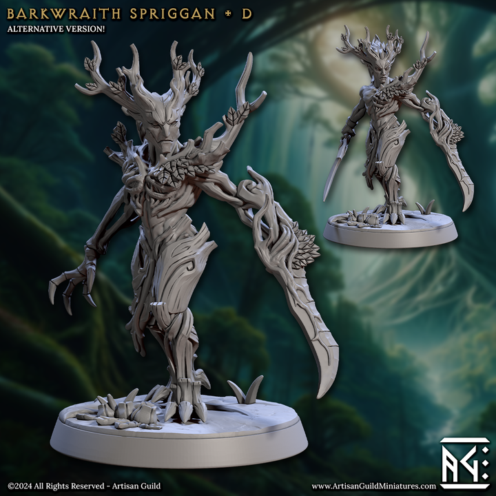 3D Printable Barkwraith Spriggan - D (Barkwraith Spriggans) by Artisan ...