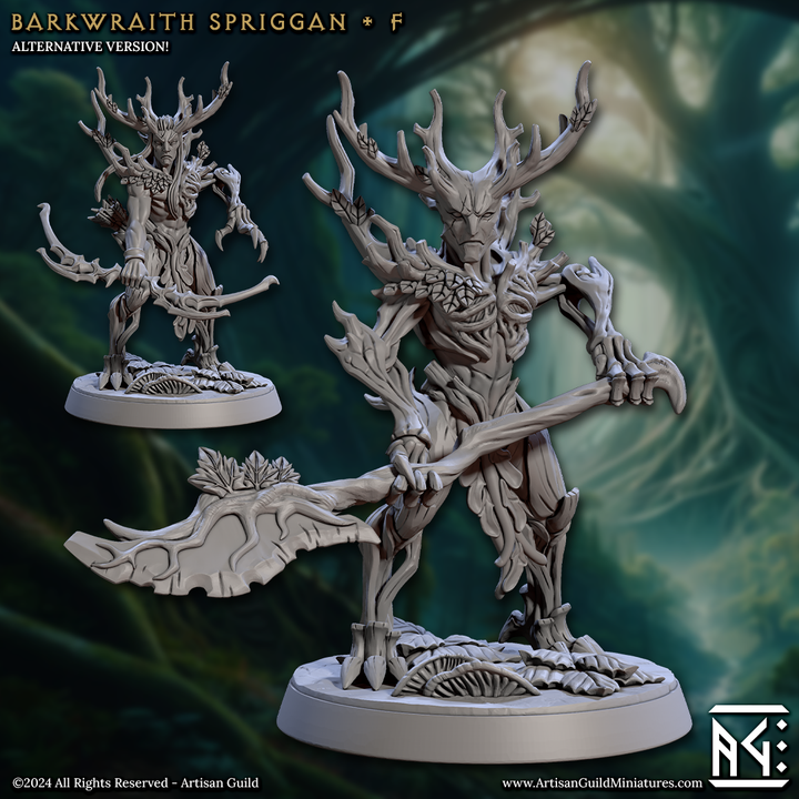 3D Printable Barkwraith Spriggan - F (Barkwraith Spriggans) by Artisan ...