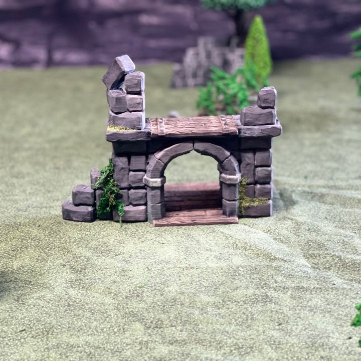 3D Printable Ruins Set 2 by RFIPRINTS