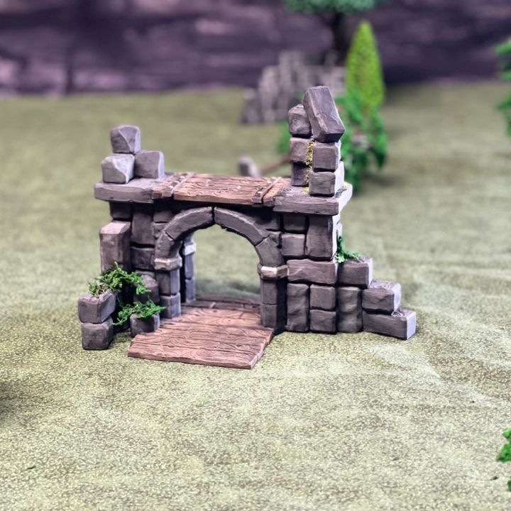 3D Printable Ruins Set 2 by RFIPRINTS