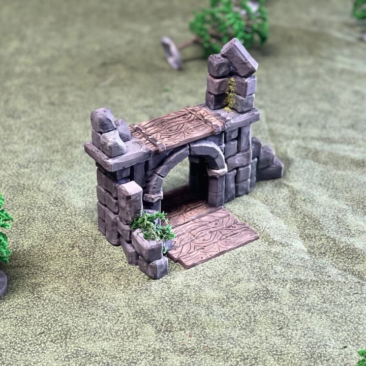 3D Printable Ruins Set 2 by RFIPRINTS
