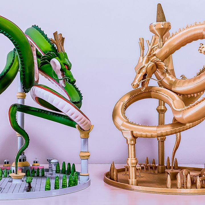 3D Printable Dragon Ball Shenron Model – Kami Sama Palace | Akira ...