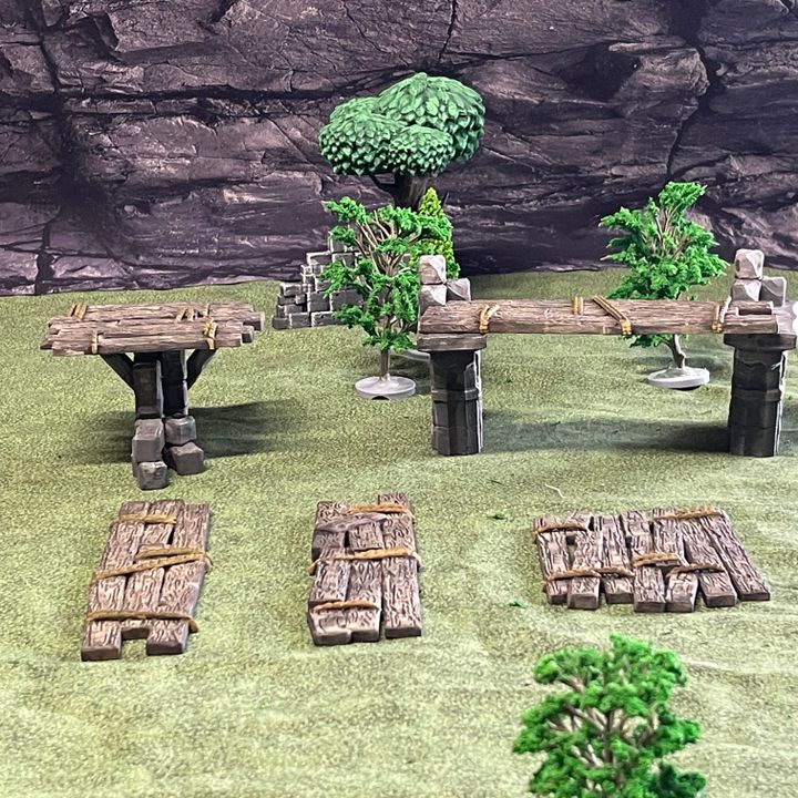 3D Printable Walkways and Bridges by RFIPRINTS