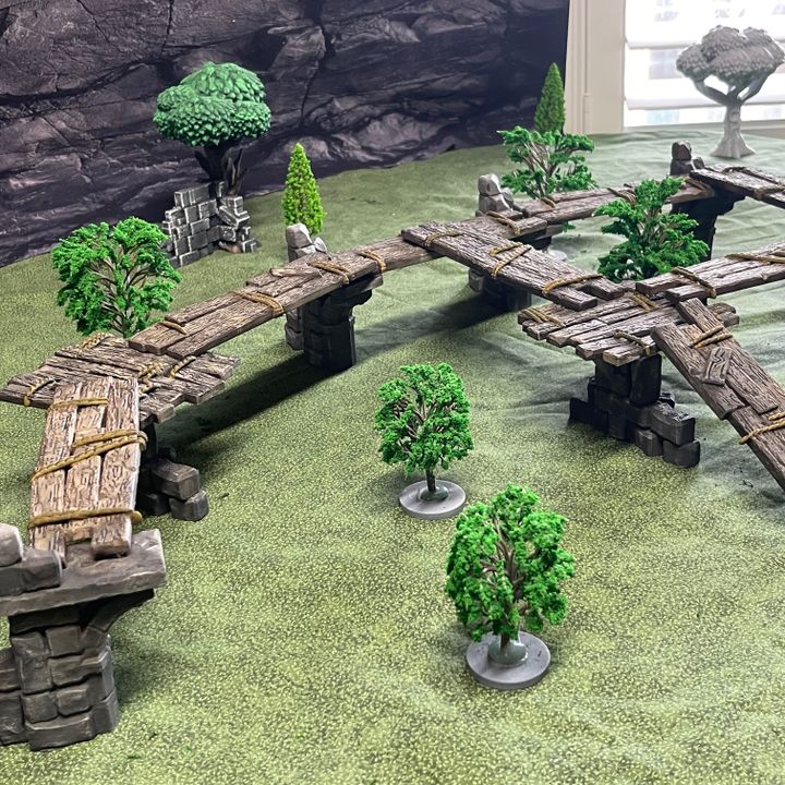 3D Printable Walkways and Bridges by RFIPRINTS