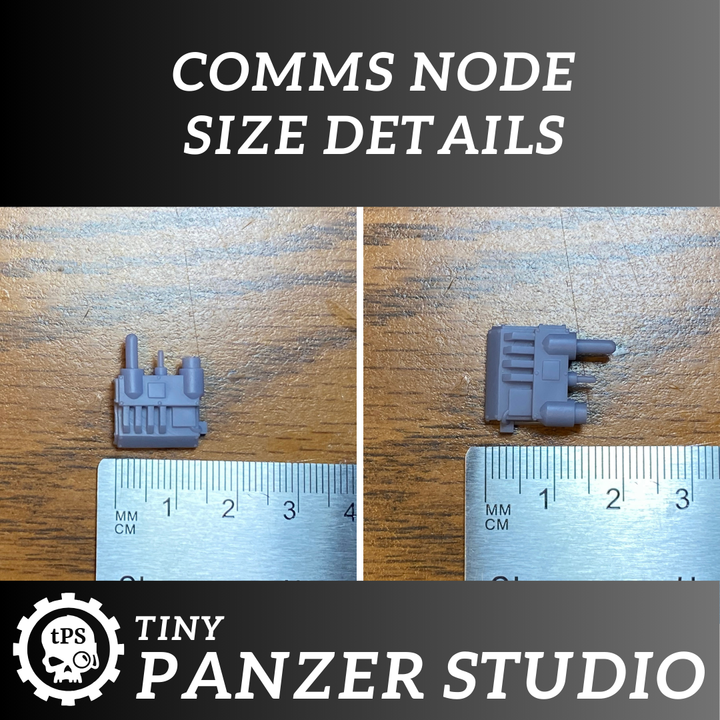 3D Printable Antenna pack for vehicles (presupported) by Tiny Panzer Studio
